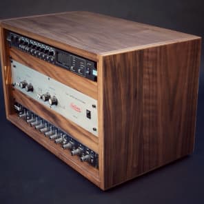 6U Fulcrum Walnut Series Studio Rack - 19 " - Reclaimed Wood | Reverb