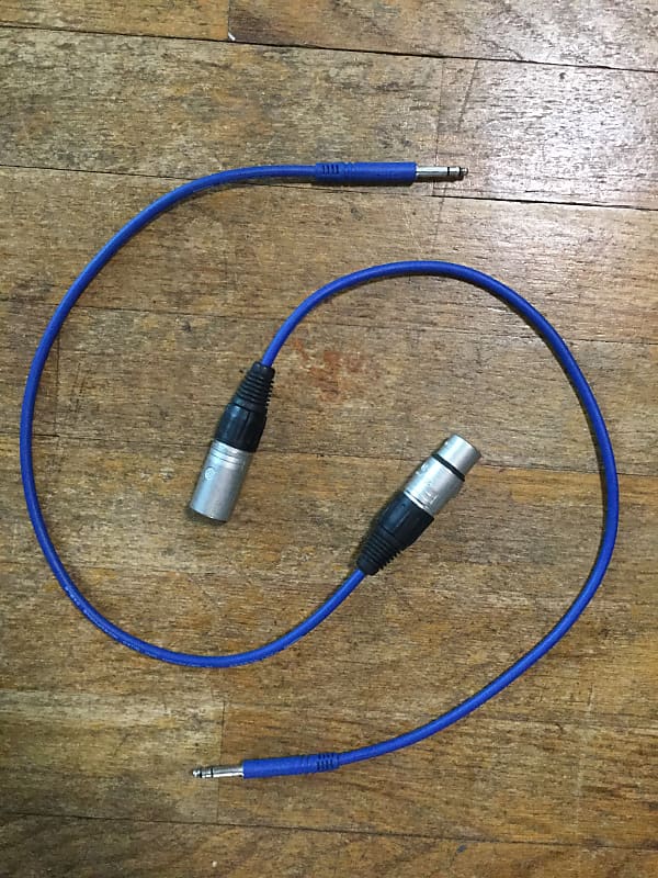 Two (2) Mogami No. 2893 20" TT/Bantam to XLR adaptor cables - | Reverb