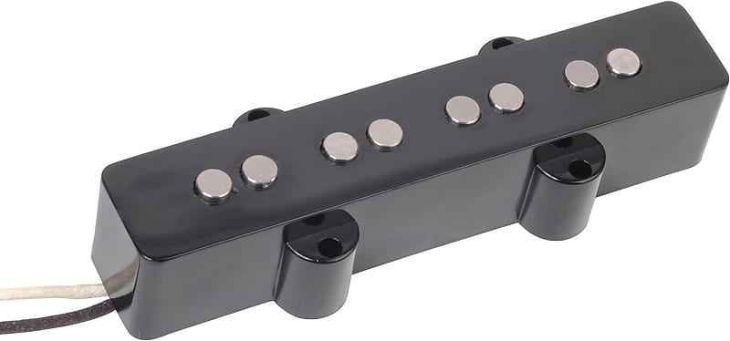 StewMac Standard Jazz Bass Pickup pickup, Bridge, Black Cover | Reverb