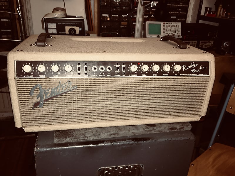 Fender Rumble Bass Custom Shop CSR10 1992 Cream White | Reverb