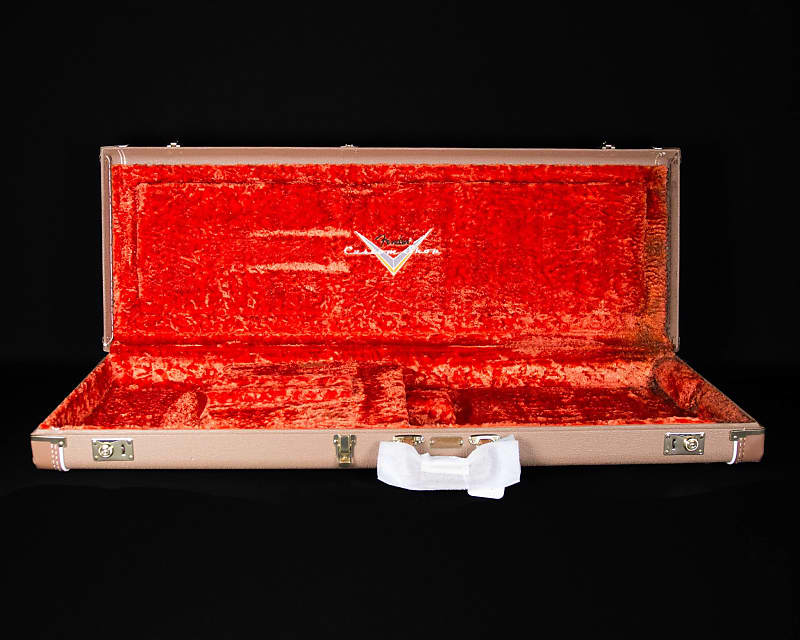 Fender Custom Shop Strat/Tele Case, Brown/Red - Blem | Reverb