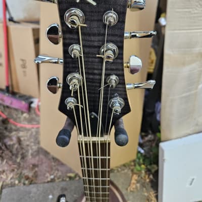 Rogue LX408 8 String Bass 2000s - Translucent black | Reverb