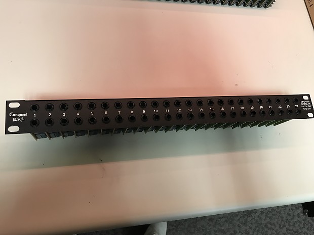 Conquest Sound MPS 1000 Modular Patch Bay System | Reverb