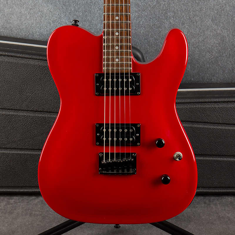 Squier Showmaster Telecaster HH - MiK - Red - Hard Case - 2nd | Reverb