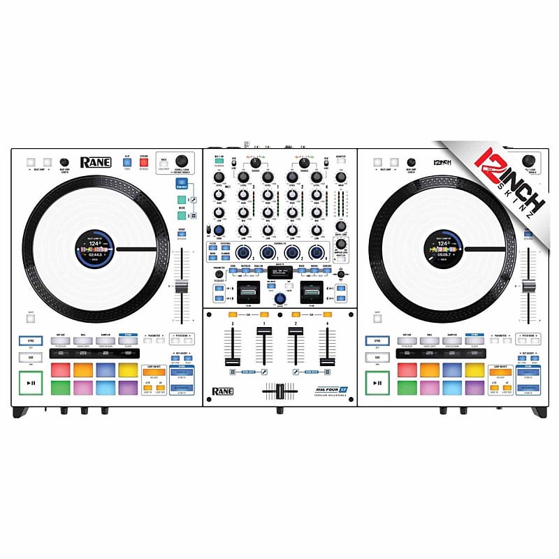 12 Inch Skinz White on White (14) Piece Adhesive Skinz Kit to | Reverb