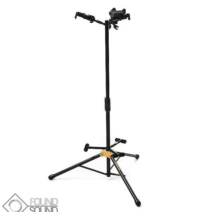New Hercules GS432B PLUS Triple Guitar/Bass Stand | Reverb
