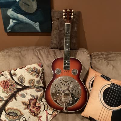 Rogue Square Neck Classic Spyder Resonator /Slide Guitar | Reverb