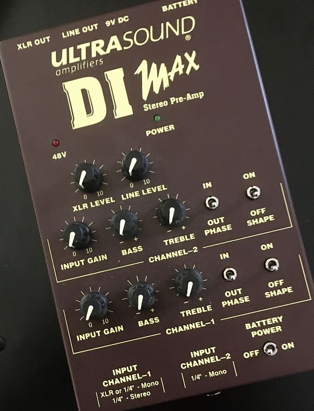 Ultrasound DI Max 2000s - Brown | Reverb