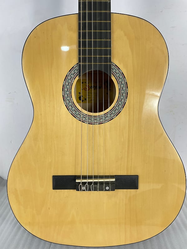 Glossy Finish Classical Guitar, Spruce Solid Wood, Maple Neck | Reverb