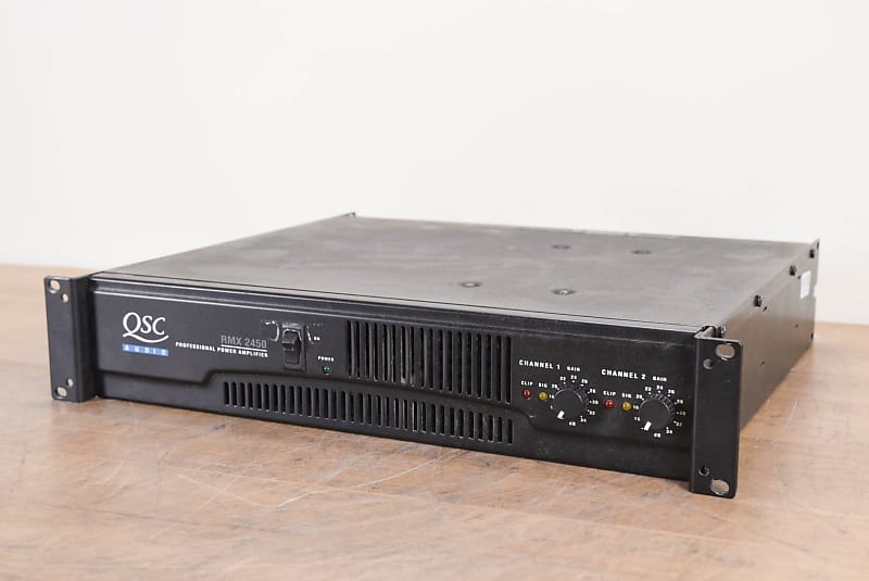QSC RMX2450 Two-Channel Power Amplifier (church owned) | Reverb