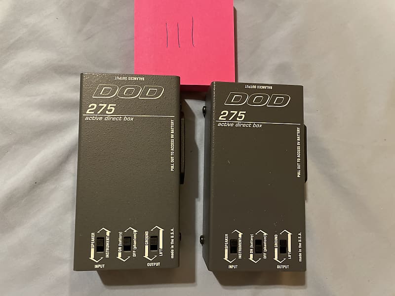 DOD 275 Active direct boxes | Reverb