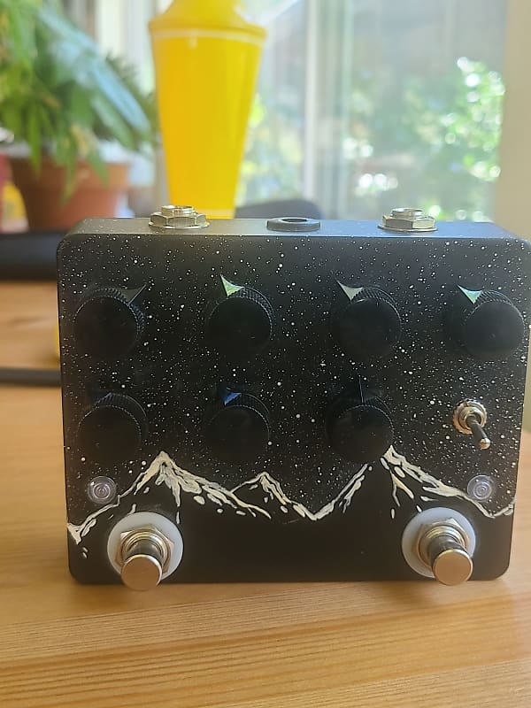 Deep Space Circuitry Star Eruption Fuzz Hand Painted | Reverb