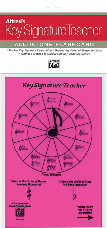 Alfred's Key Signature Teacher: All-In-One Flashcard (Purple) | Reverb