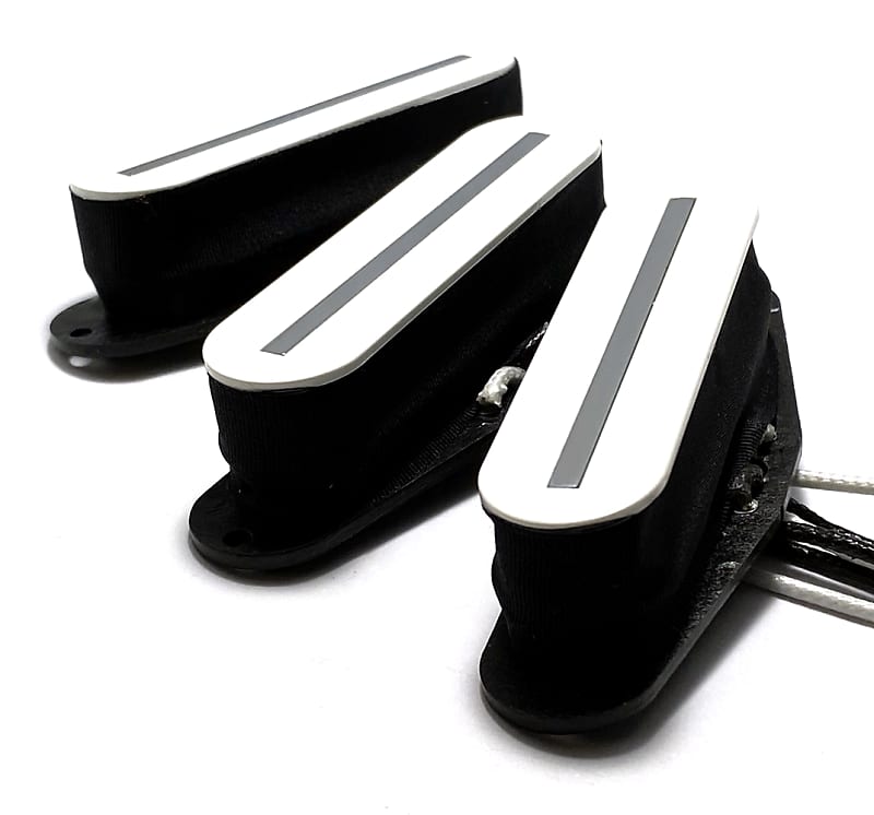 Dragonfire Oracle Rail Singles Set, Modern Ceramic Strat SSS | Reverb