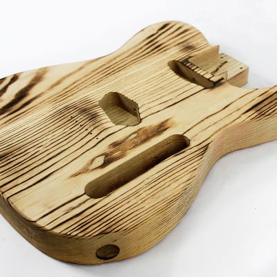2021 Red Hand Customs Torched Grain Swamp Ash Telecaster Body | Reverb