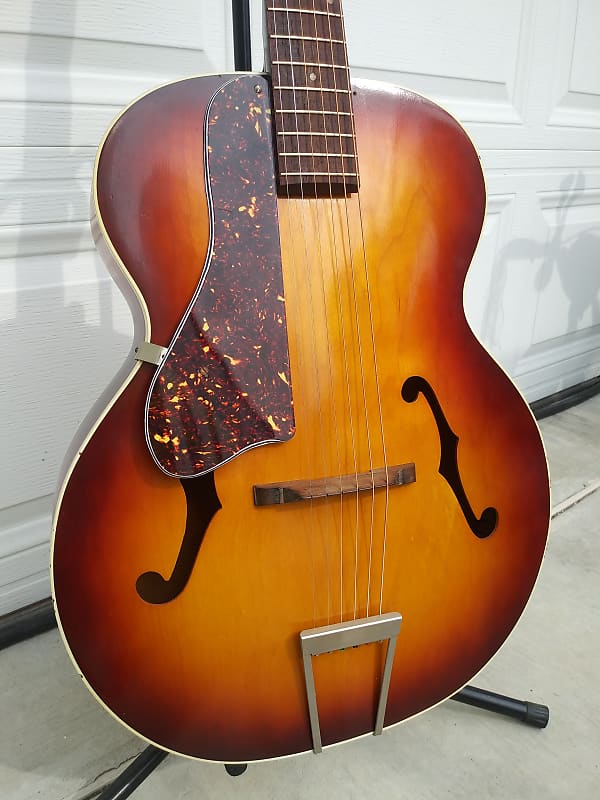 70's Harmony Sears & Roebuck Space Dot Left Handed | Reverb Canada