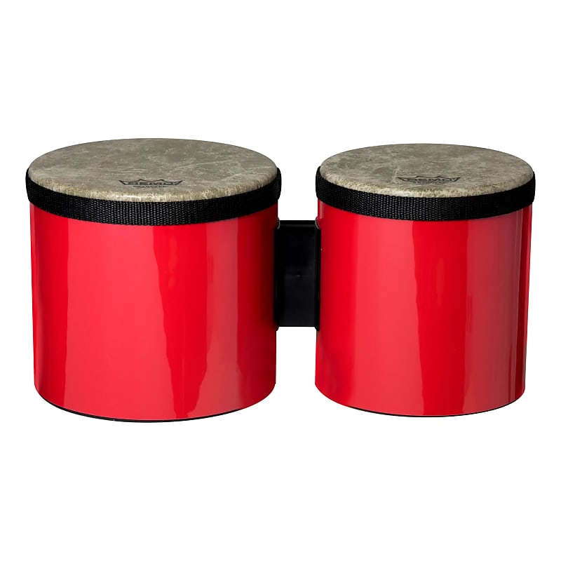 New Remo BG-5300-52 Pre-Tuned Bongo Drum -Red 6"- 7" | Reverb