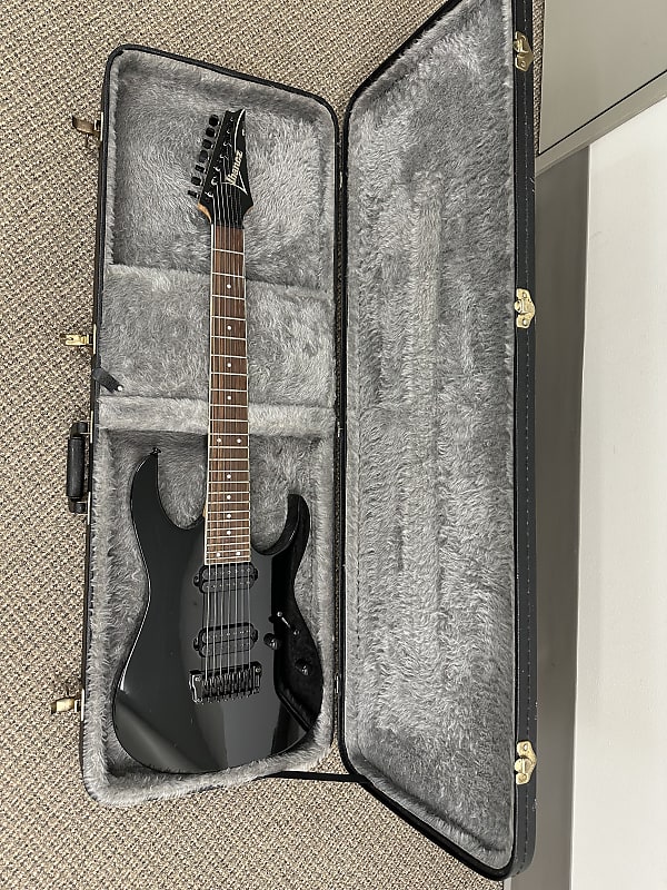 Ibanez RG7321-BK Standard 7 String Guitar With Case | Reverb Ibanez RG7321-BK Standard 7 String Guitar With Case | Reverb