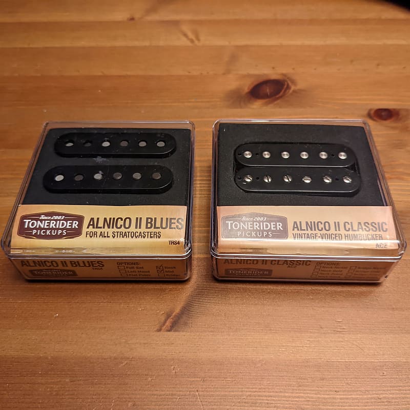 Tonerider Alnico II HSS Pickup Set Black | Reverb