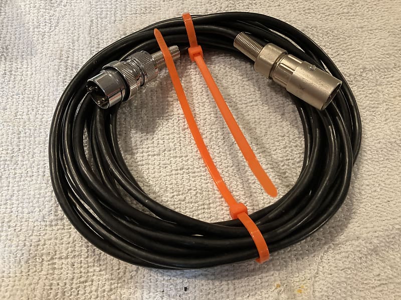 Amphenol 4 pin to 3 pin XLR Microphone Cable for older Shure | Reverb
