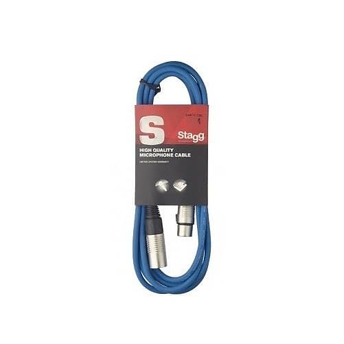 Stagg 6m Blue XLR - XLR Signal / Mic Cable | Reverb UK