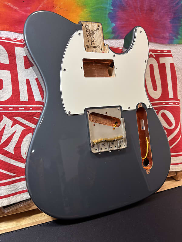 Warmoth T Style Chambered Body, Charcoal Forest Metallic 2023 | Reverb