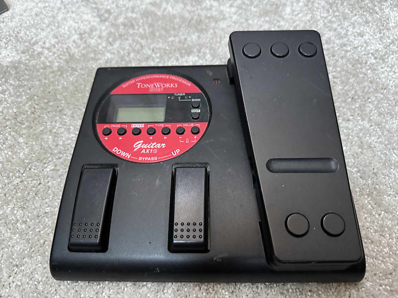 KORG Ax1G multi effect pedal. battery power. Works as it | Reverb