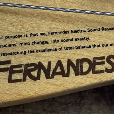 Vintage 1980 Fernandes FPB-60 YS - Stone Logo P-bass copy | Reverb