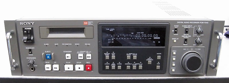Sony PCM7040 DAT Digital Audio Tape Recorder/Player 231 Drum | Reverb