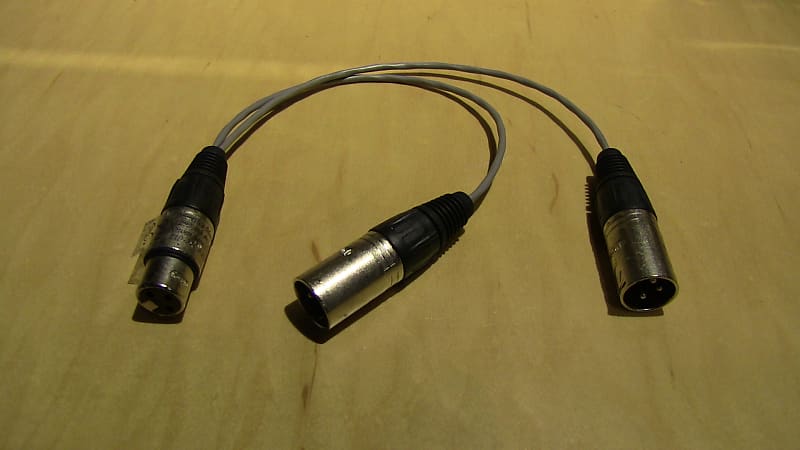 XLR Microphone / Y Splitter Cable | Reverb UK