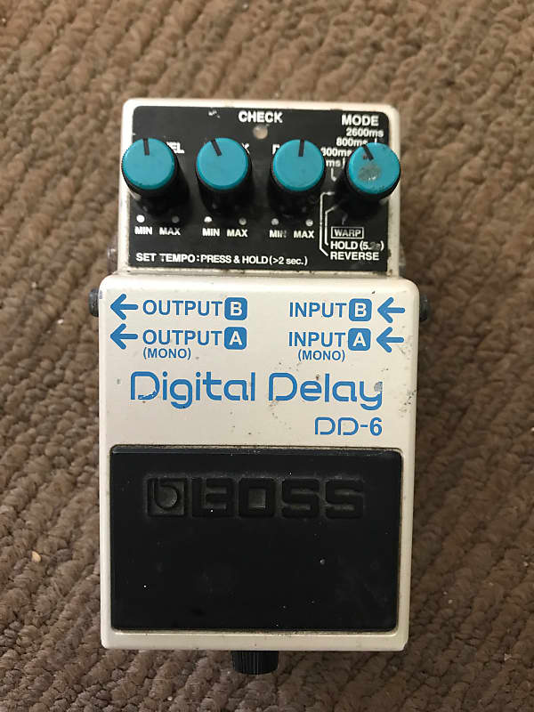 Boss DD-6 Digital Delay (Dark Gray Label) 2002 - 2008 - White | Reverb
