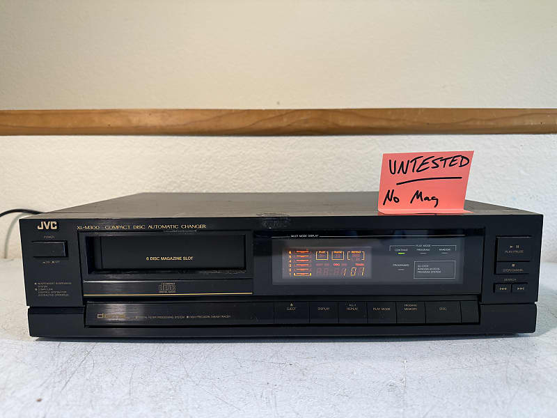Vintage JVC XL-M300BK CD Changer 6 Compact Disc Player HiFi | Reverb