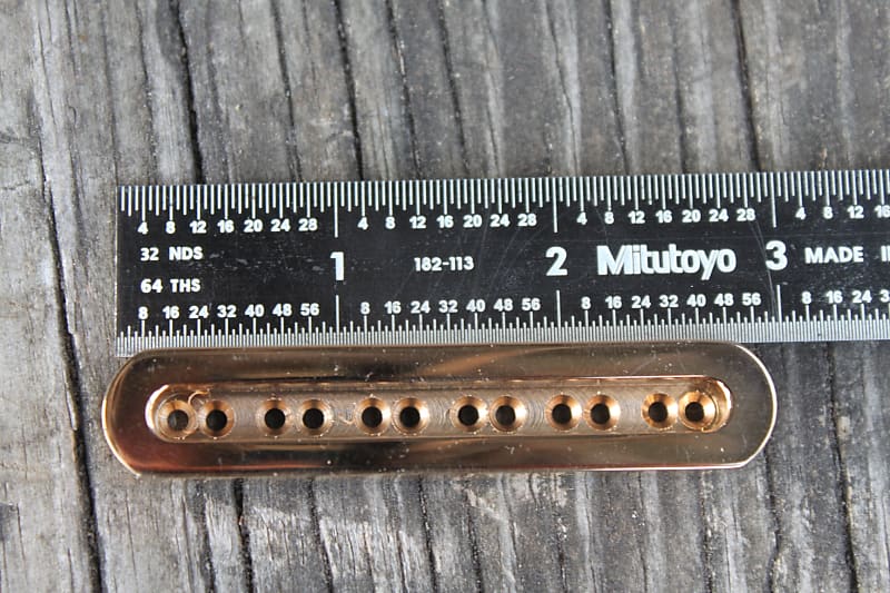 Allparts 12 String Ferrule Block Gold | Reverb