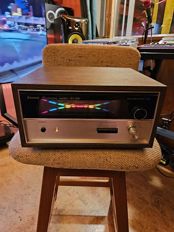 Sansui RA500 Reverberation Amplifier 1970s - Wood | Reverb