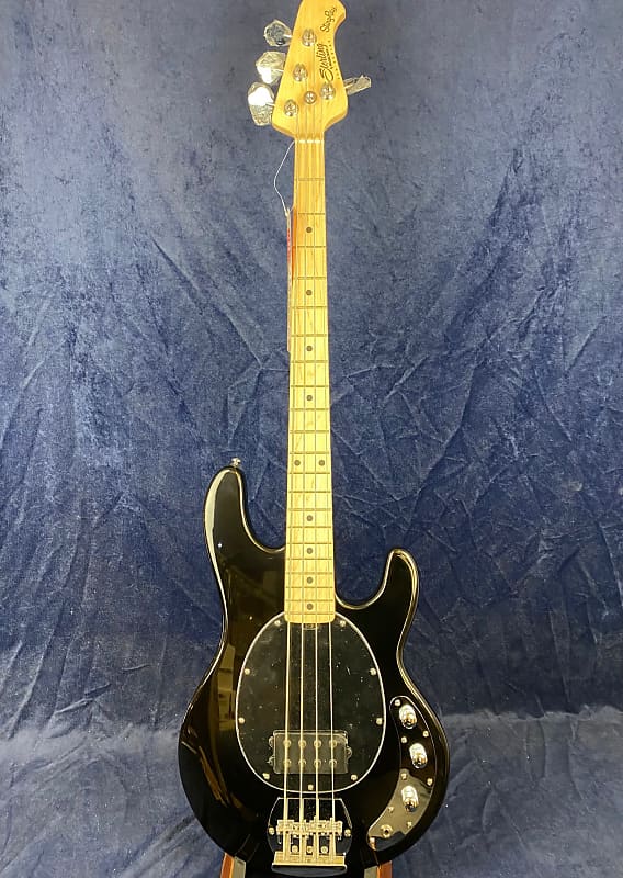 Sterling by MusicMan Sub Ray4 Bass Guitar in Black MN | Reverb