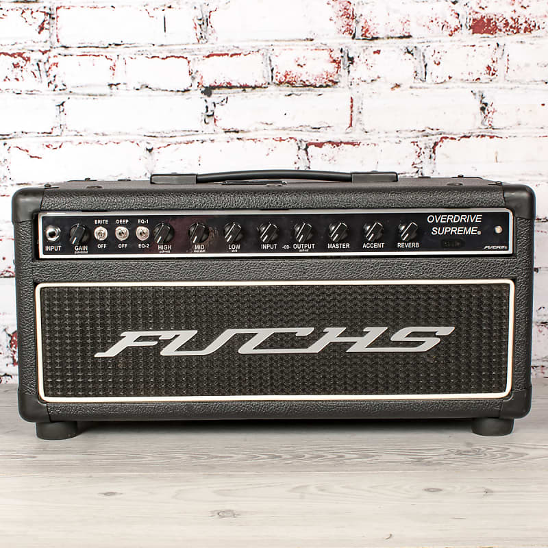 Fuchs Overdrive Supreme 50w Guitar Amp Head w/ Foot Switch | Reverb