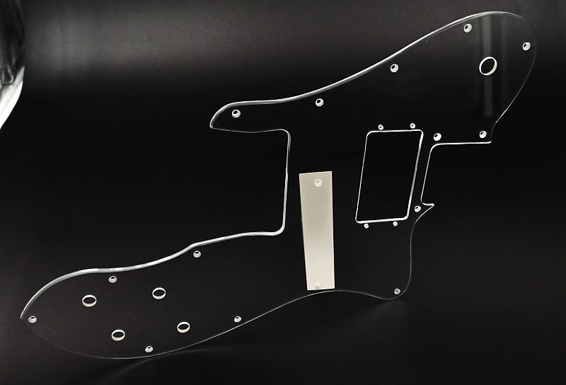 clear acrylic pickguard for us/mex fender telecaster custom | Reverb