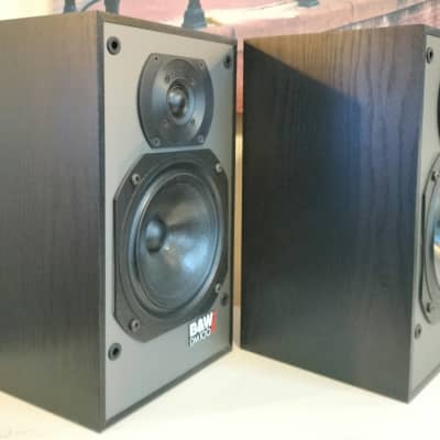 B&W Bowers & Wilkins DM100i Bookshelf Speakers - Black | Reverb