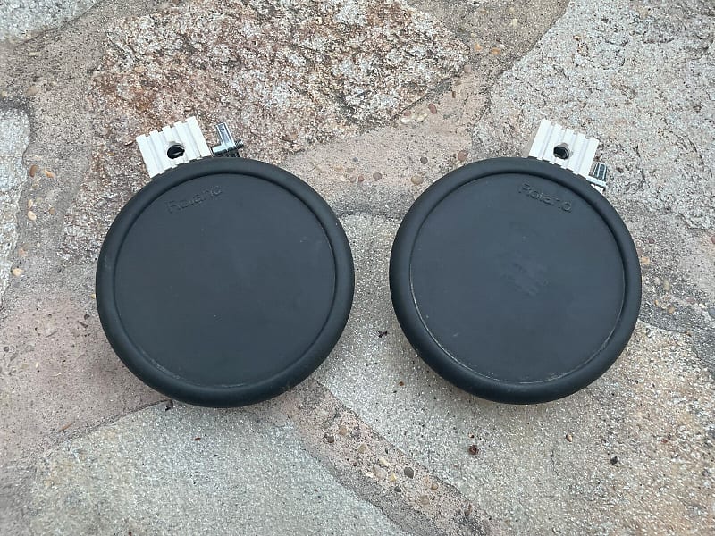 TWO PACK Roland PD-7 electronic drum tom cymbal pad | Reverb