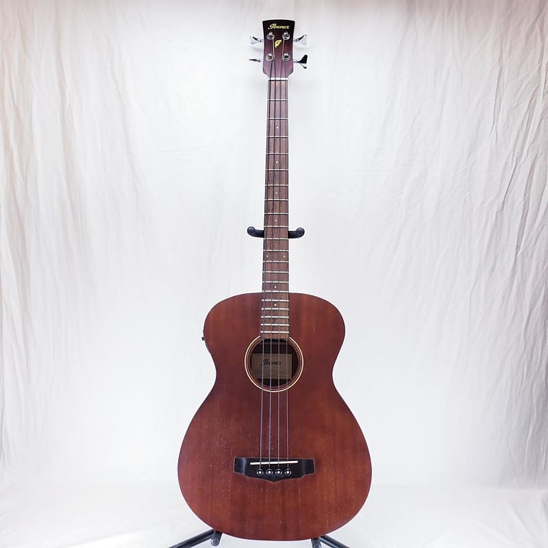 Ibanez 4-String Acoustic Electric Bass Guitar PCBE12MH Open | Reverb