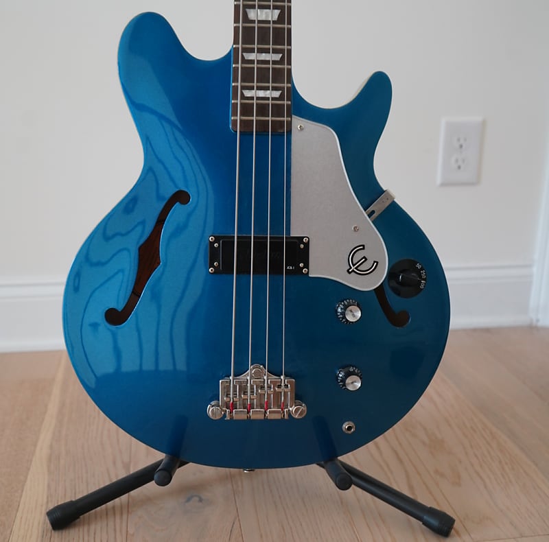 Epiphone Limited Edition Jack Casady Bass Guitar 2015 - Blue | Reverb