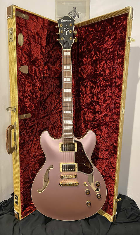 Ibanez As 73G Rose Gold Metallic Flat | Reverb España