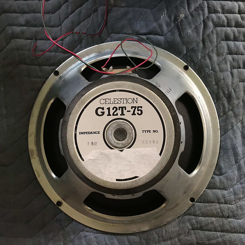 1985 Celestion G12T-75 15 ohm #1 | Reverb
