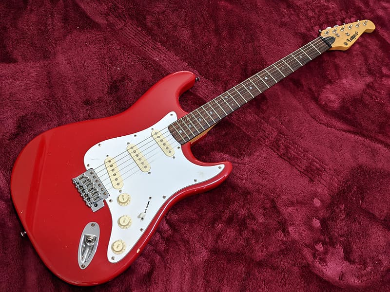 Lotus Strat Copy 80s Red - Free Shipping | Reverb