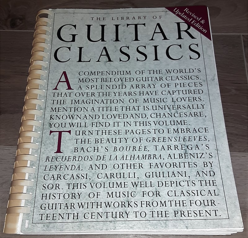 The Library Of Guitar Classics by Willard Jerry Classical | Reverb