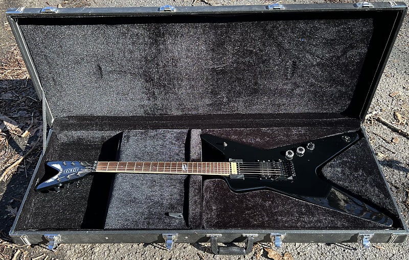 2007 Dean Dime Shadow ML W/OHSC Black Dimebag Darrell | Reverb