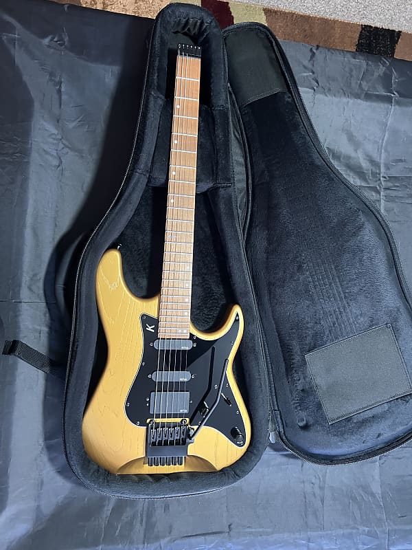 Kiesel Delos HD6 2023 - Raw gold tone with gig bag | Reverb