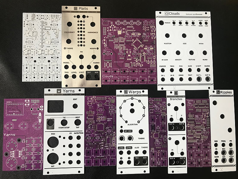 Mutable Instruments Plaits, Clouds, Yarns, Warps, Branches | Reverb UK