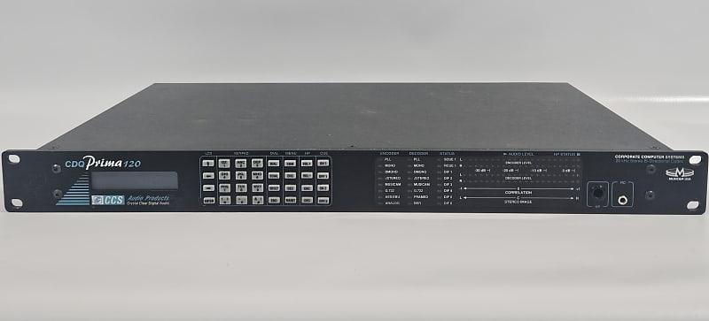 CCS CDQ Prima 120 ISDN Digital Audio Codec - Black | Reverb