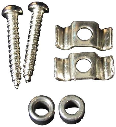 Fender VINTAGE-STYLE STRATOCASTER STRING GUIDES - Chrome | Reverb